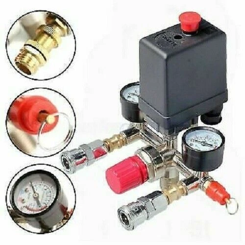 AIR REGULATOR COMPRESSOR Pressure Valve Control Switch Regulator 125 ...
