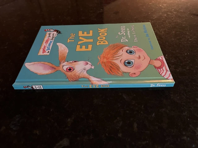 THE EYE BOOK by Theo LeSieg Dr. Seuss beginner hardcover book 6.25"x 8. ...