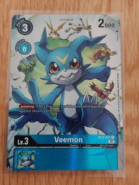 VEEMON - R Alt Art - Bt3-021 - 1St Anniversary Promo - Near Mint - Digimon £16.99 - PicClick UK