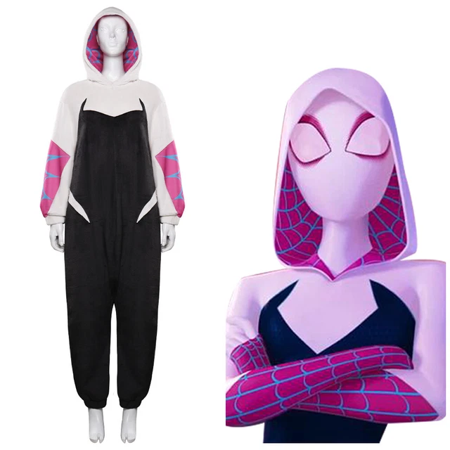 SPIDER-MAN: ACROSS THE Spider-Verse Gwen Stacy Cosplay Costume Pajamas ...