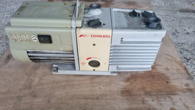 EDWARDS 12 RV12 Rotary Vane Dual Stage Mechanical Vacuum Pump 240V £745 ...