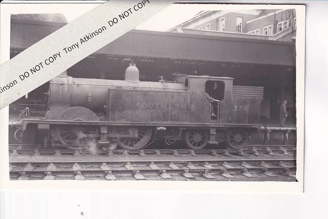 SOUTHERN RAILWAY - M7 Class 0-4-4T No. 374 - Vintage Image - # L16581 £ ...