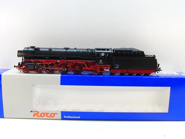 ROCO H0 63209 locomotiva a vapore BR11, ferrovie dello Stato, luce, DC ...