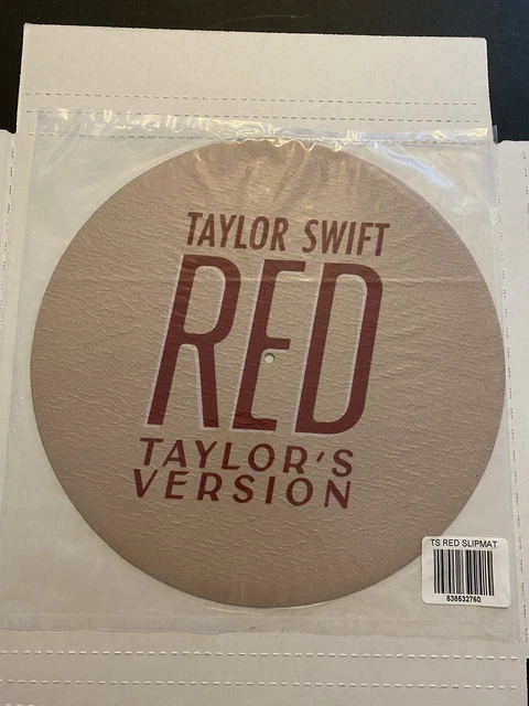 TAYLOR SWIFT - Red (Taylor's Version) Album Cover Reversible Slip Mat £ ...