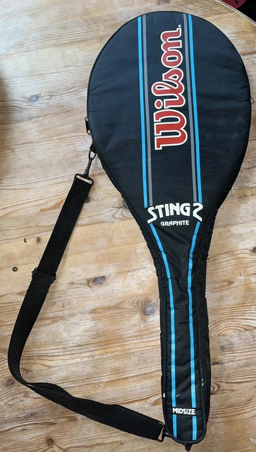 VINTAGE WILSON STING 2 Graphite Midsize Tennis Racket, Full Length Case ...