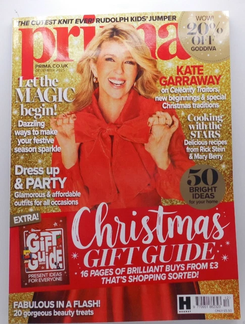PRIMA MAGAZINE DEC 2025 Kate Garraway, Christmas Gift Guide, Dress up ...