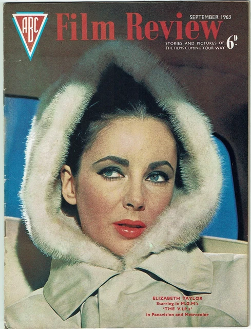 ABC FILM REVIEW September 1963 Elizabeth Taylor Tom Courtenay Nancy ...