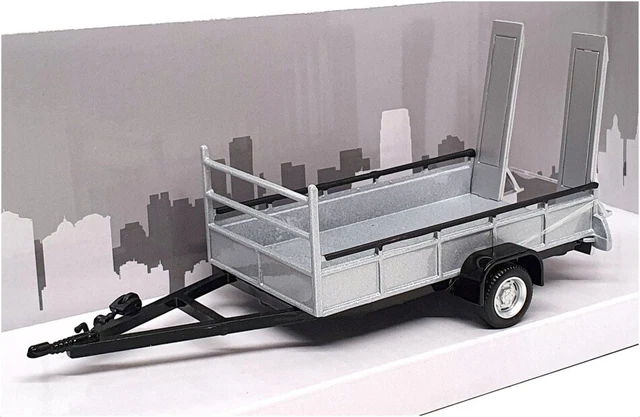 CARARAMA 1/43 SCALE 4-92310 - Single Axle Car Trailer - Silver EUR 45 ...