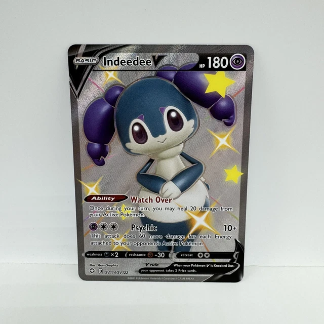 2021 POKÉMON TCG Shining Fates: Shiny Vault Indeedee V Shiny Holo Rare ...