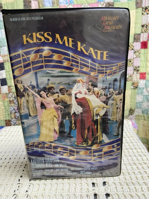 KISS ME KATE VHS 1986/1953 MUSICAL GREATS CLAMSHELL Case £8.91 ...