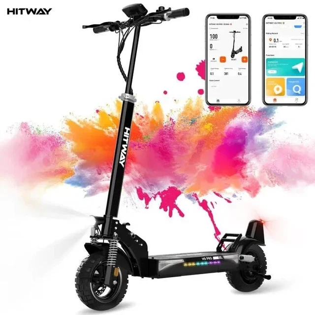 HITWAY H9 PRO Faltbarer E-Scooter mit Straßenzulassung ABE 500W 20.8AH ...