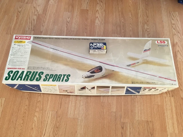 KYOSHO RADIO CONTROLLED electric glider Soarus Sports £41.00 - PicClick UK