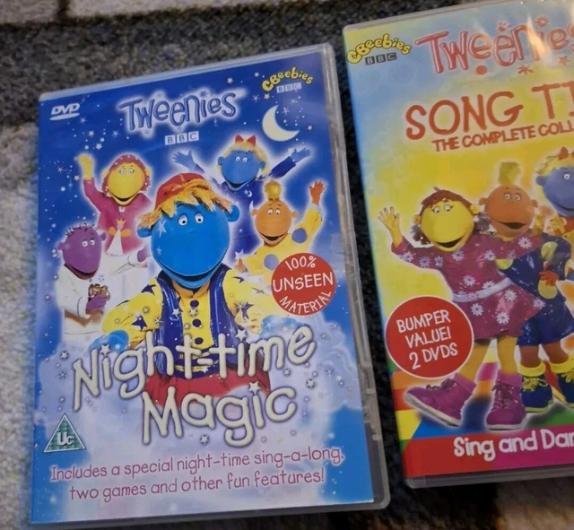 TWEENIES NIGHT-TIME MAGIC & song time the complete collection dvds £6. ...