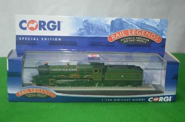 CORGI RAIL LEGENDS "Pendennis Castle" GWR 4-6-0 Castle Class Diecast ...