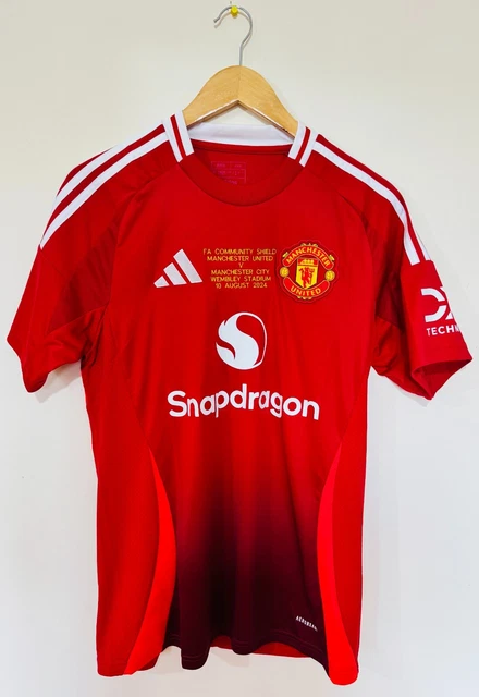 MAN UTD 2024 #Fa Community Shield 2024 Match Details Embriodery # ...
