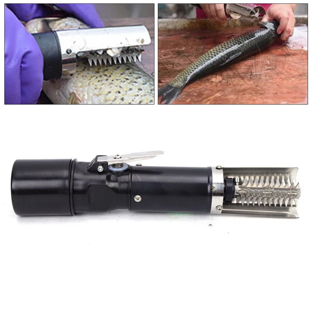 120W RECHARGEABLE ELECTRIC Fish Scale Scraper Scaler Kitchen Clean ...