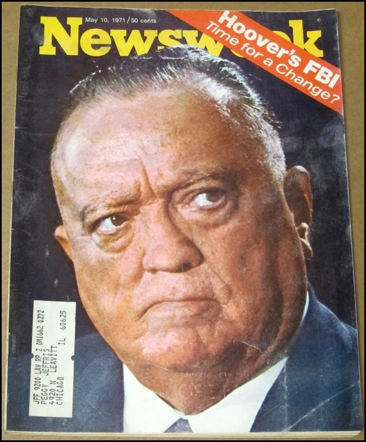 5/10/1971 NEWSWEEK MAGAZINE J Edgar Hoover FBI Albrecht Durer Hank ...