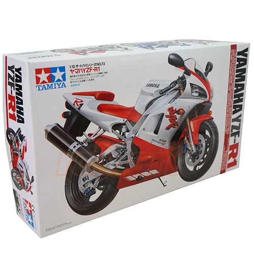 TAMIYA 1/12 SCALE Motorcycle Series Yamaha YZF-R1 Scale Model Kit ...