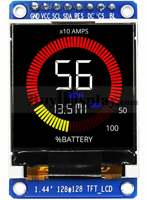 1.44 INCH COLOR TFT LCD Display Module 128x128 SPI for Arduino ...