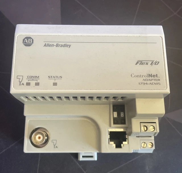 ALLEN BRADLEY 1794-ACN15 Ser C Flex I/O ControlNet Adapter Rev A01 F/W ...