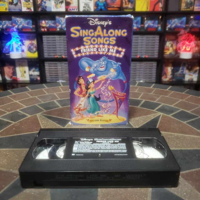 DISNEYS SING ALONG Songs - Aladdin: Friends Like Me (VHS, 1993) Tested ...