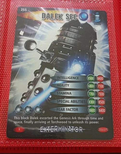 DALEK SEC (EXTERMINATOR) No.255 RARE Dr Who Battles In Time Card £1.99 ...