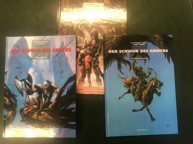 DER SCHWUR DES AMBERS: Band 1 - 3, Splitter / KULT Editionen - HC ab ...