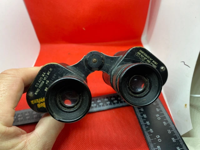 WW2 BRITISH ARMY 1942 Dated Field Glasses with Graticules / WD Marked ...