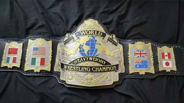 HULK HOGAN 86 WWF World Heavyweight Wrestling Championship Belt Replica ...