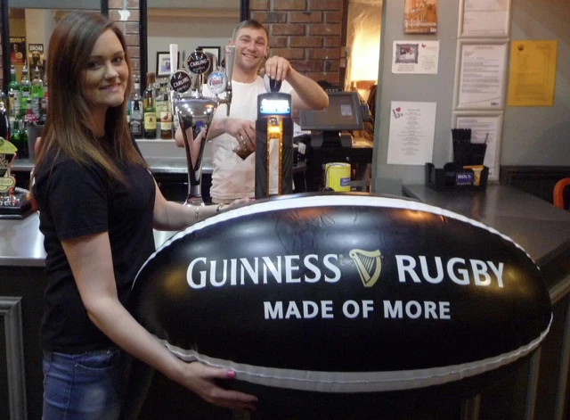 BRAND NEW, GIANT inflatable GUINNESS rugby ball £27.00 - PicClick UK