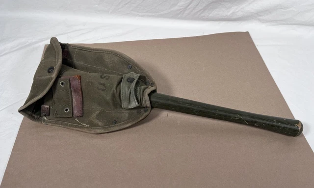 US ARMY ENTRENCHING Tool Carrier M1956 Mfg Nov 1960 with Ames Tool 1944 ...