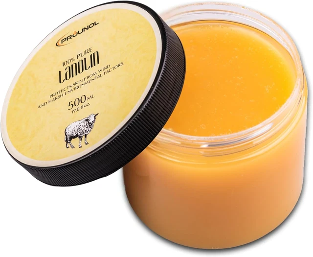LANOLIN PURE (LANOLIN Anhydrous) 500Ml - 100% Natural Cream for Hand ...