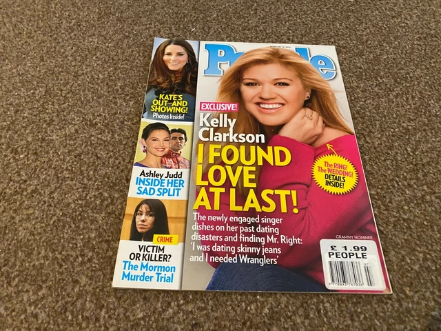 PEOPLE MAGAZINE 18/2/2013 Kelly Clarkson Ashley Judd Kate Middleton ...