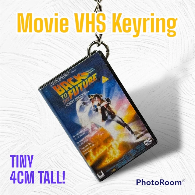 BACK TO THE Future Retro Mini VHS Video Box Keychain - Miniature ...