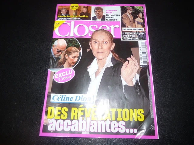 REVUE &CLOSER N°1075 - 2026" Celine DION, Shawn MENDES, Stephane PLAZA ...