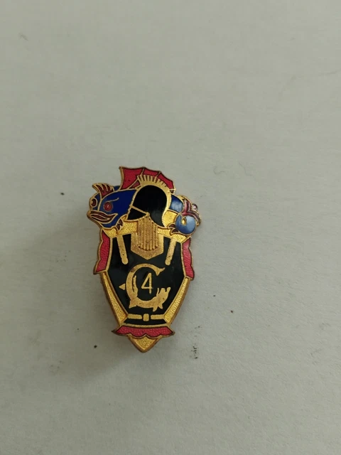 INSIGNE 4EME GÉNIE EUR 30,00 - PicClick FR
