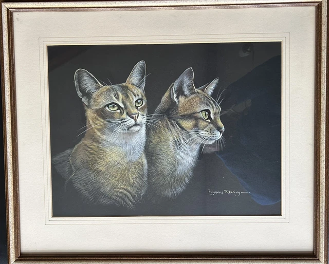 POLLYANNA PICKERING. 1942/2018 Original Painting-Cats £195.00 - PicClick UK