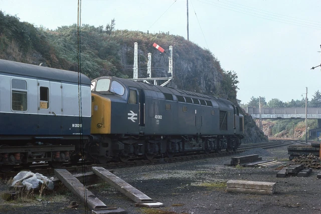 ORIGINAL SLIDE BR English Electric Class 40 Diesel 40062 Kyle of ...
