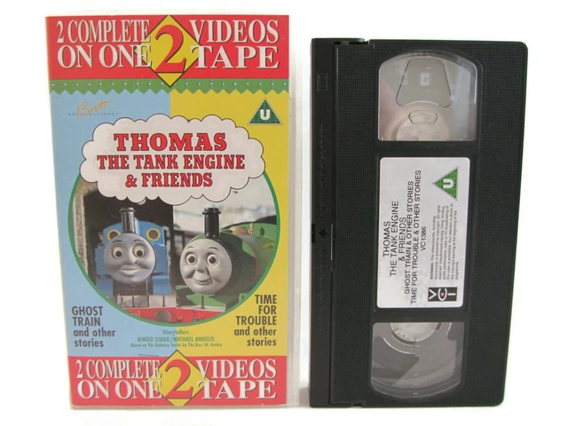THOMAS THE TANK Engine and Friends Ghost Train Time for Trouble VHS ...