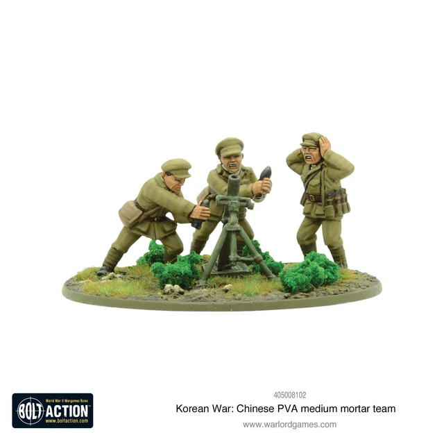 BOLT ACTION - Korean War: Chinese PVA medium mortar team - Warlord ...