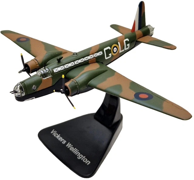 VICKERS WELLINGTON, RAF, "Bombers of WWII" 1:144 Scale Diecast Model ...