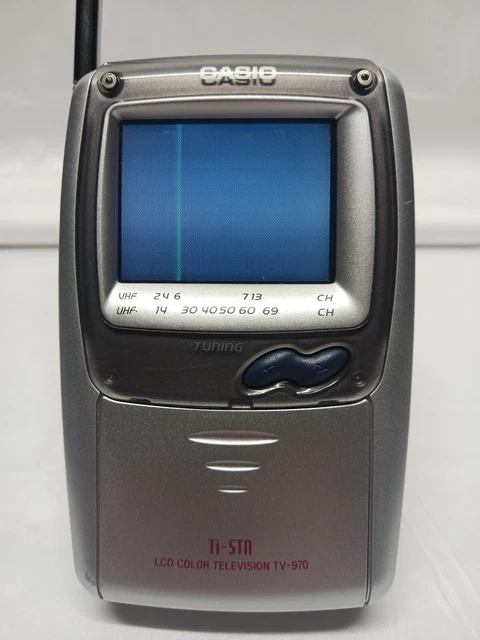VINTAGE CASIO PORTABLE LCD Color Television Model TV-970 B $14.99 ...
