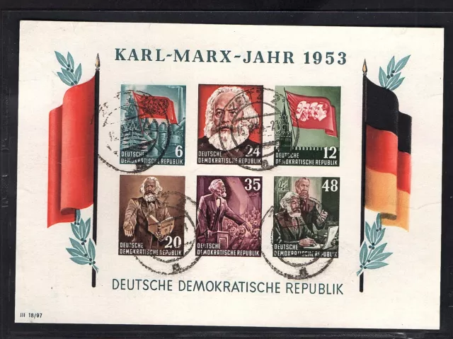DDR. MI.-NR. BLOCK 8 B YI gestempelt , sign. Mayer EUR 35,00 - PicClick DE
