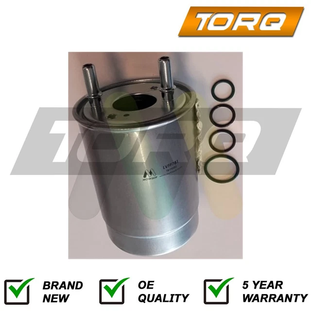 FUEL FILTER TORQ Fits Renault Megane Scenic Fluence 1.5 dCi 1.6 1.9 2.0 ...
