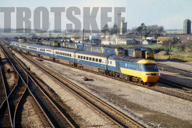 35MM SLIDE BR British Rail Diesel HST Intercity 125 43121 1978 Original ...