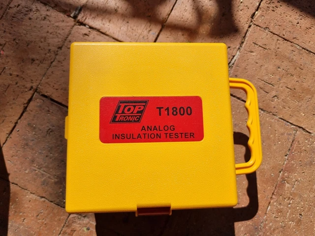 MEGGER - TOPTRONIC T1800 250V-1000V Insulation Continuity Tester $99.00 ...
