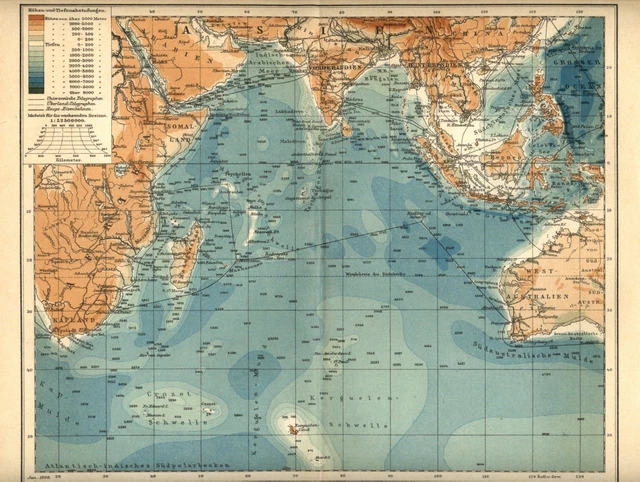 1902= OCEANO INDIANO = Antica MAPPA= OLD MAP EUR 7,90 - PicClick FR 1902= OCEANO INDIANO = Antica MAPPA= OLD MAP EUR 7,90 - PicClick FR