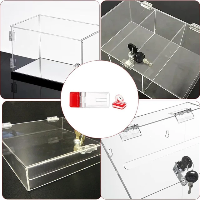 CRAFT HINGE KIT with Clear Acrylic Construction Long lasting ...