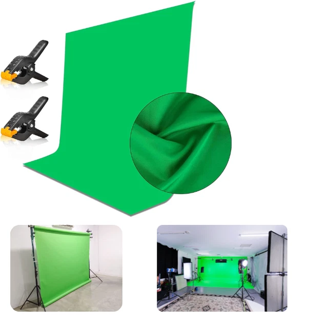 EMART 1,5X2 M schermo verde sfondo poliestere verde cromakey schermo ...
