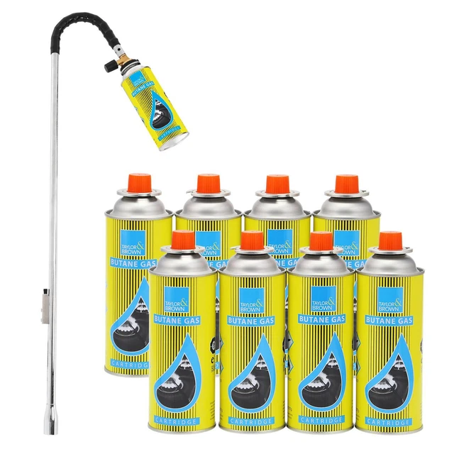 OUTDOOR GARDEN WEED Burner Killer Wand Butane Gas Blowtorch Weeds Moss ...